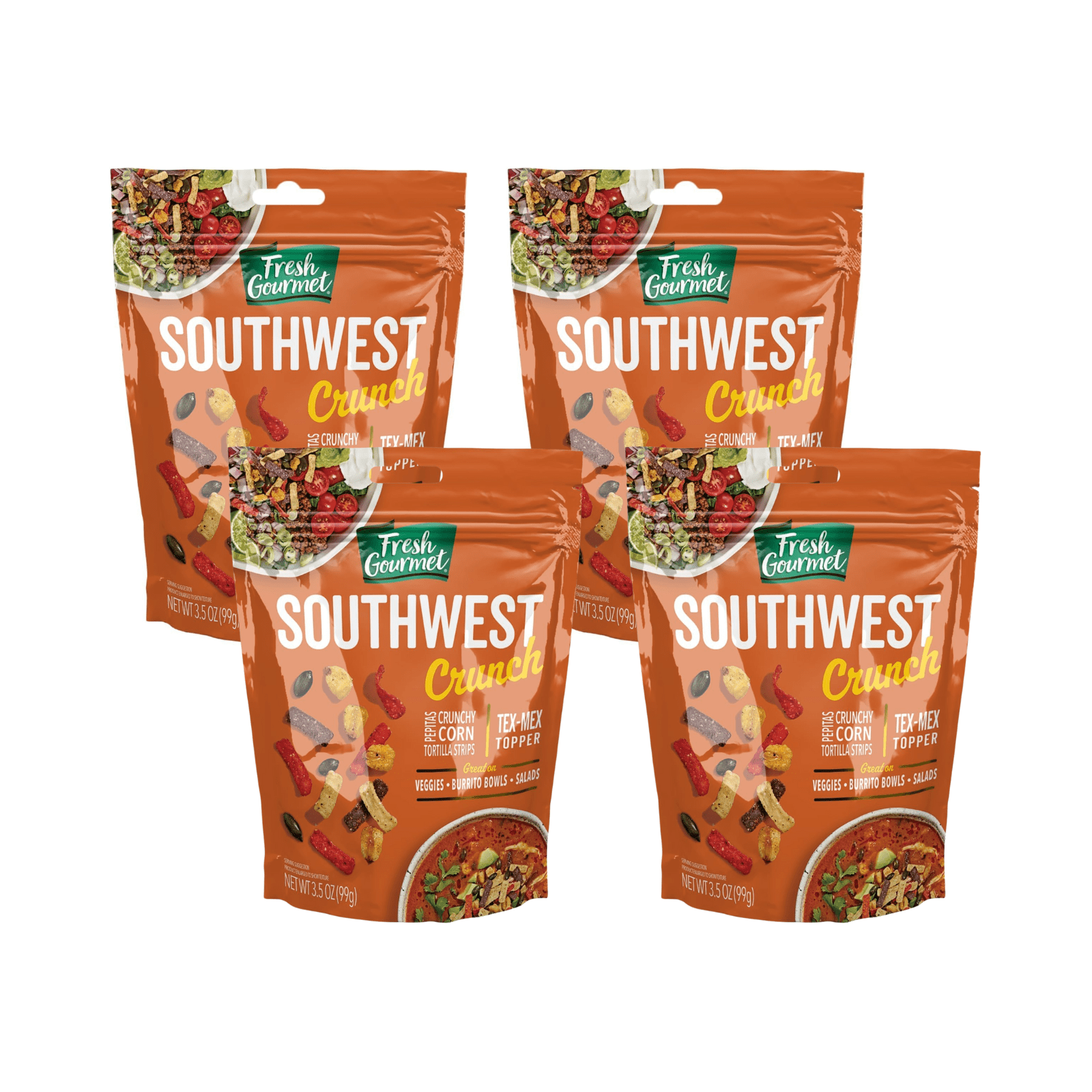 Fresh Gourmet Savory Southwest Crunch Tex-Mex Topper - Single ...