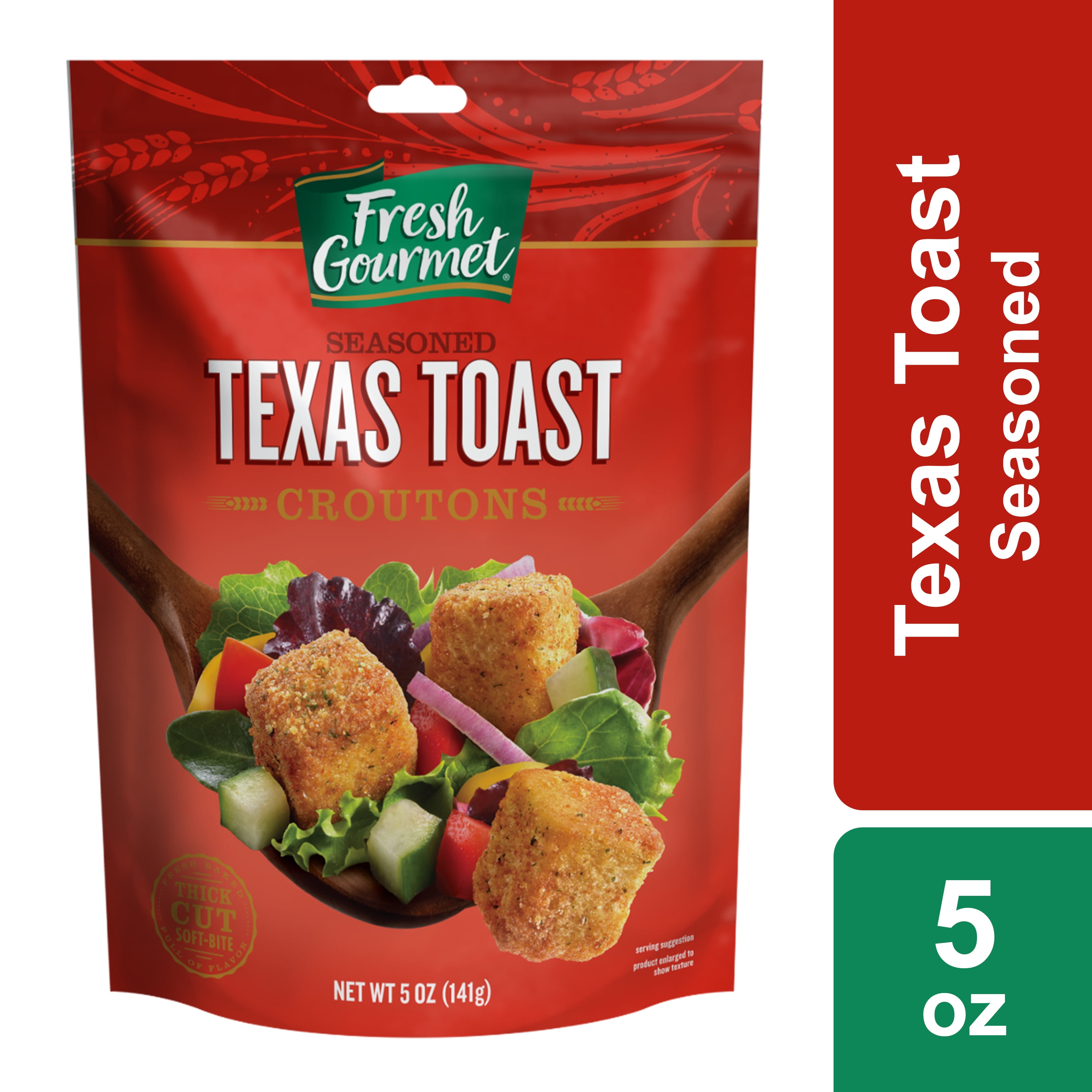 Fresh Gourmet Texas Toast Seasoned Croutons 5oz Resealable Bag Ready-To ...