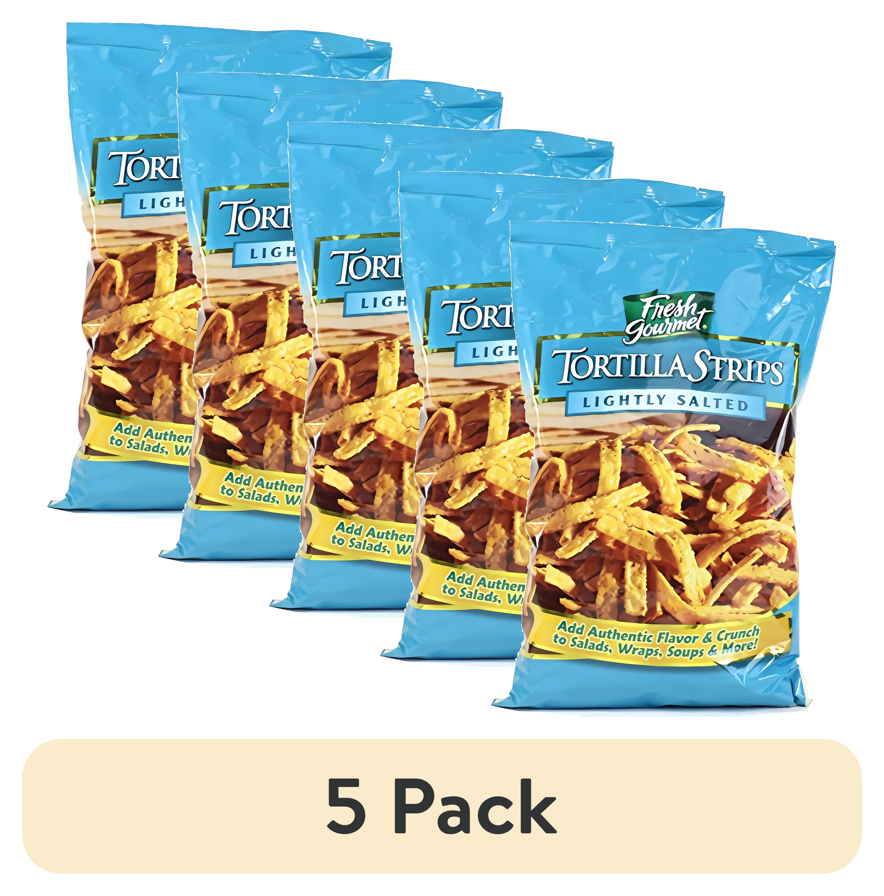 (5 pack) Fresh Gourmet Tortilla Strips, Lightly Salted, 16 oz - Walmart.com