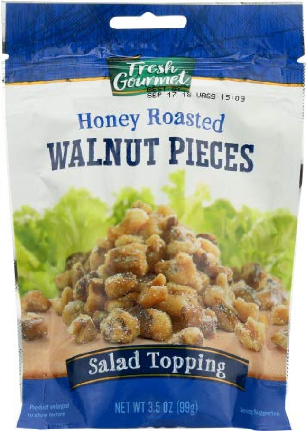 Fresh Gourmet, Walnuts Honey Roasted (Pack of 2) - Walmart.com
