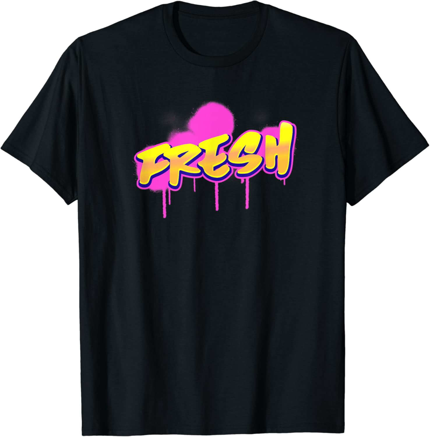 Fresh Graffiti Tag Old School graff Spray Paint T-Shirt - Walmart.com
