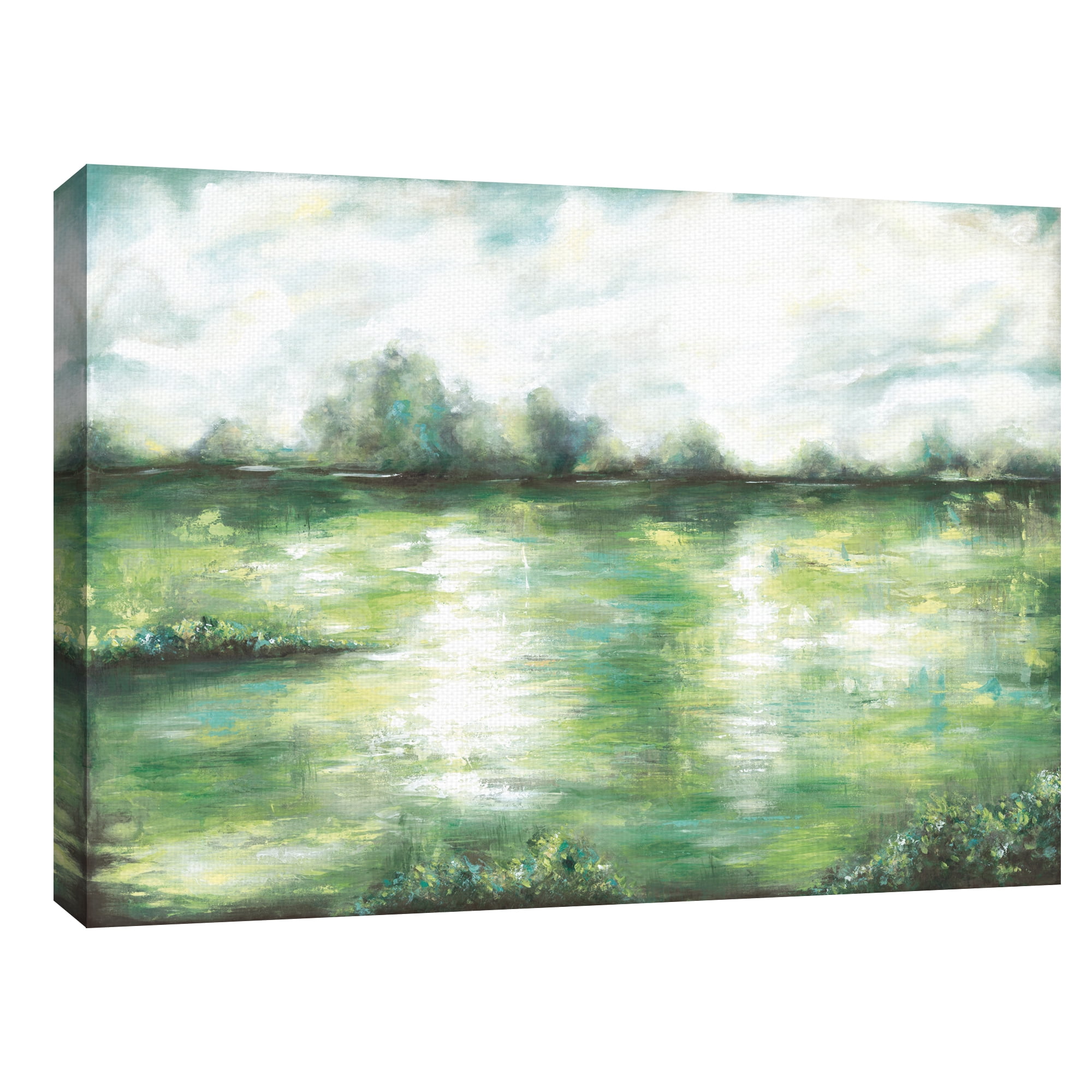 Fresh Green Landscape I by Willowbrook Fine Art Canvas Art Print ...