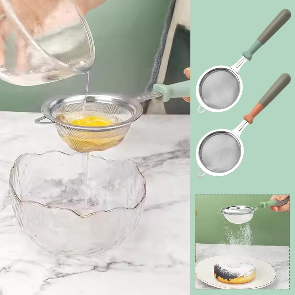 Fresh Green Stainless Steel Filter Net Household Kitchen Colander Soy ...