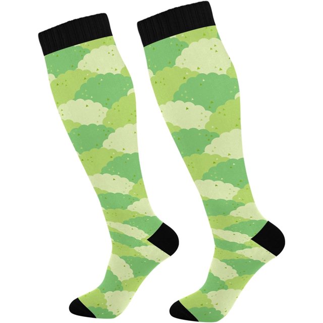 Fresh Green Trees Compression Socks 20-30mmHg for Men Women - Knee High ...
