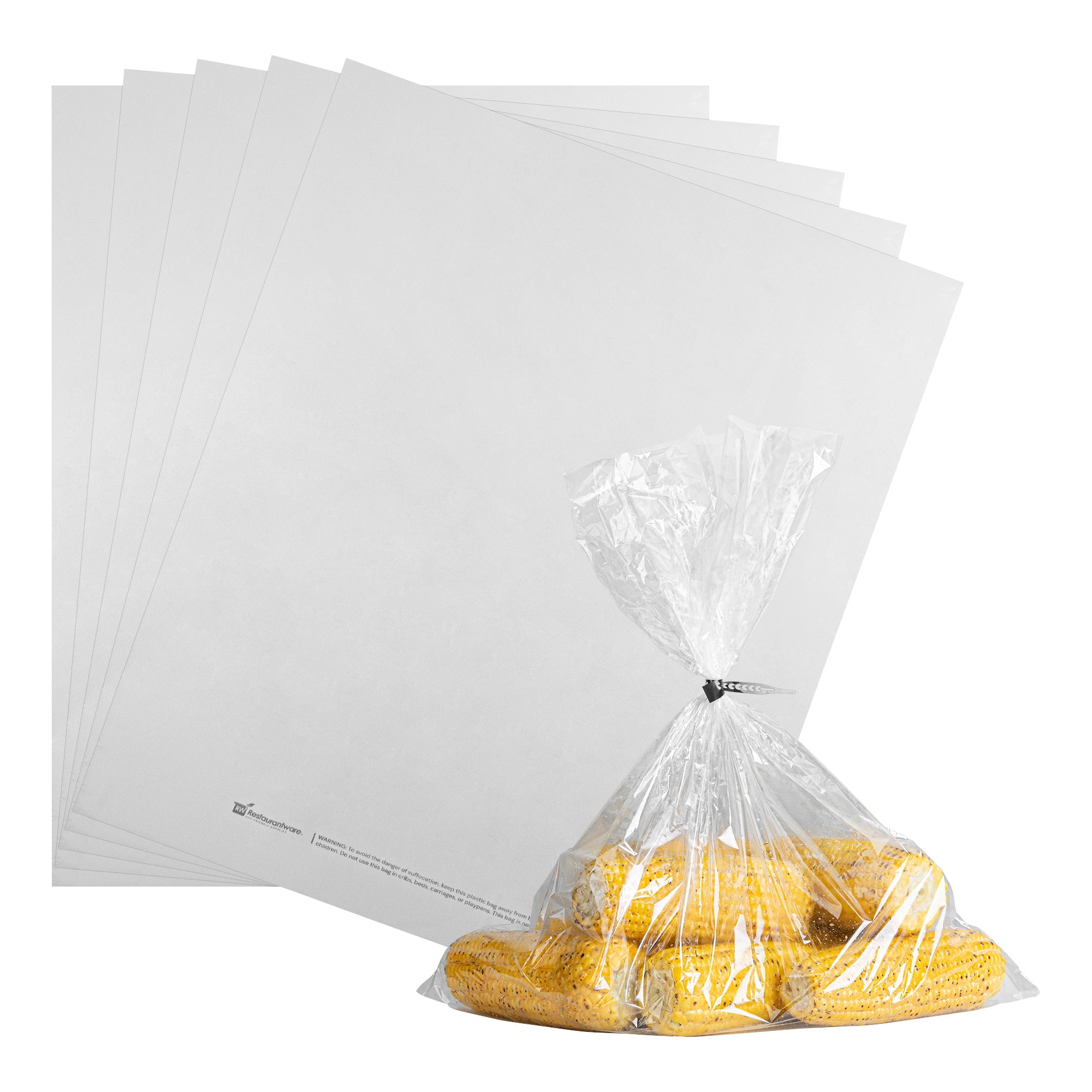 Fresh Hero Clear Plastic Oven Bag - with Ties, BPA-Free - 17" × 21 1/2 ...