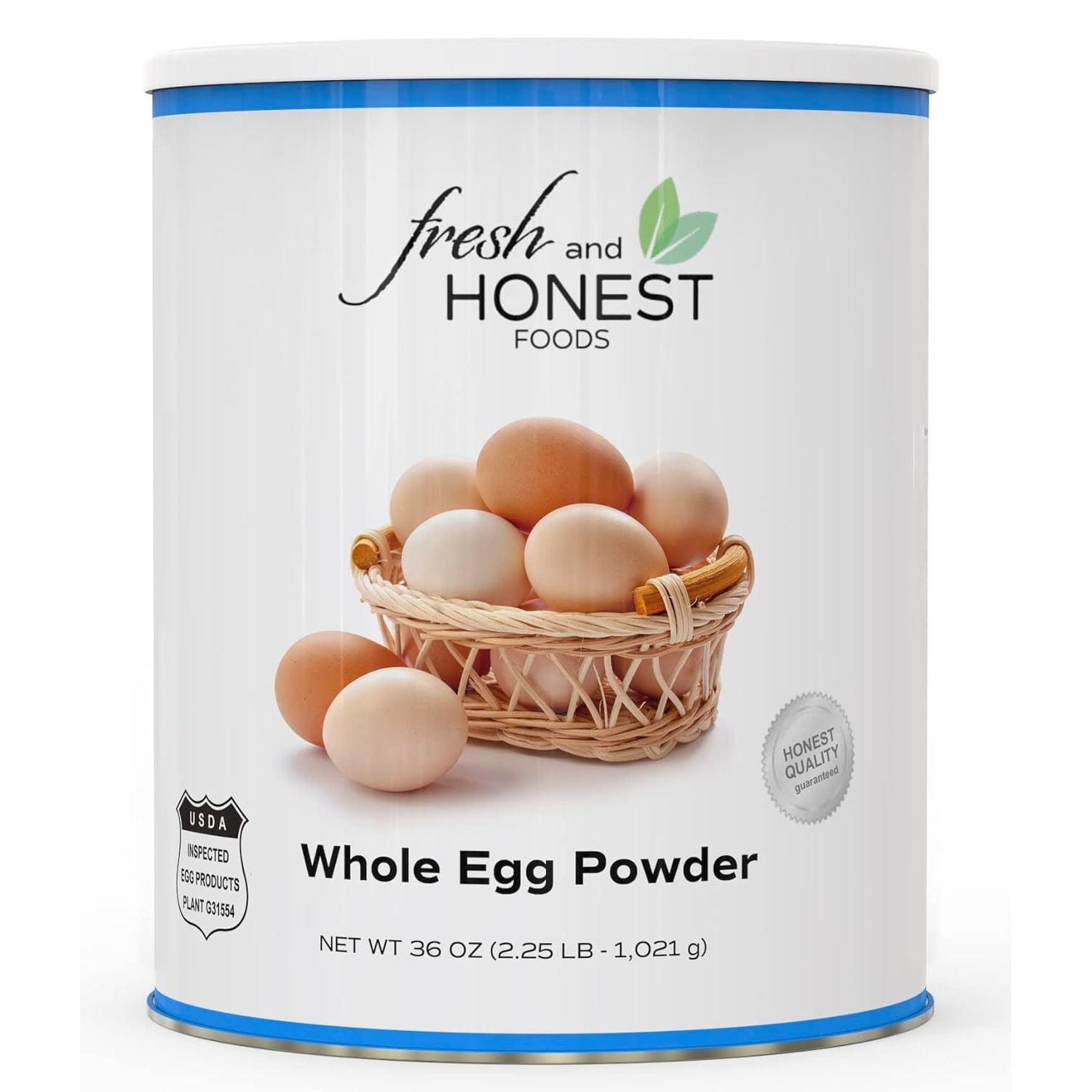 Fresh and Honest Foods Dehydrated Whole Eggs 40 OZ #10 Can (94 Servings ...