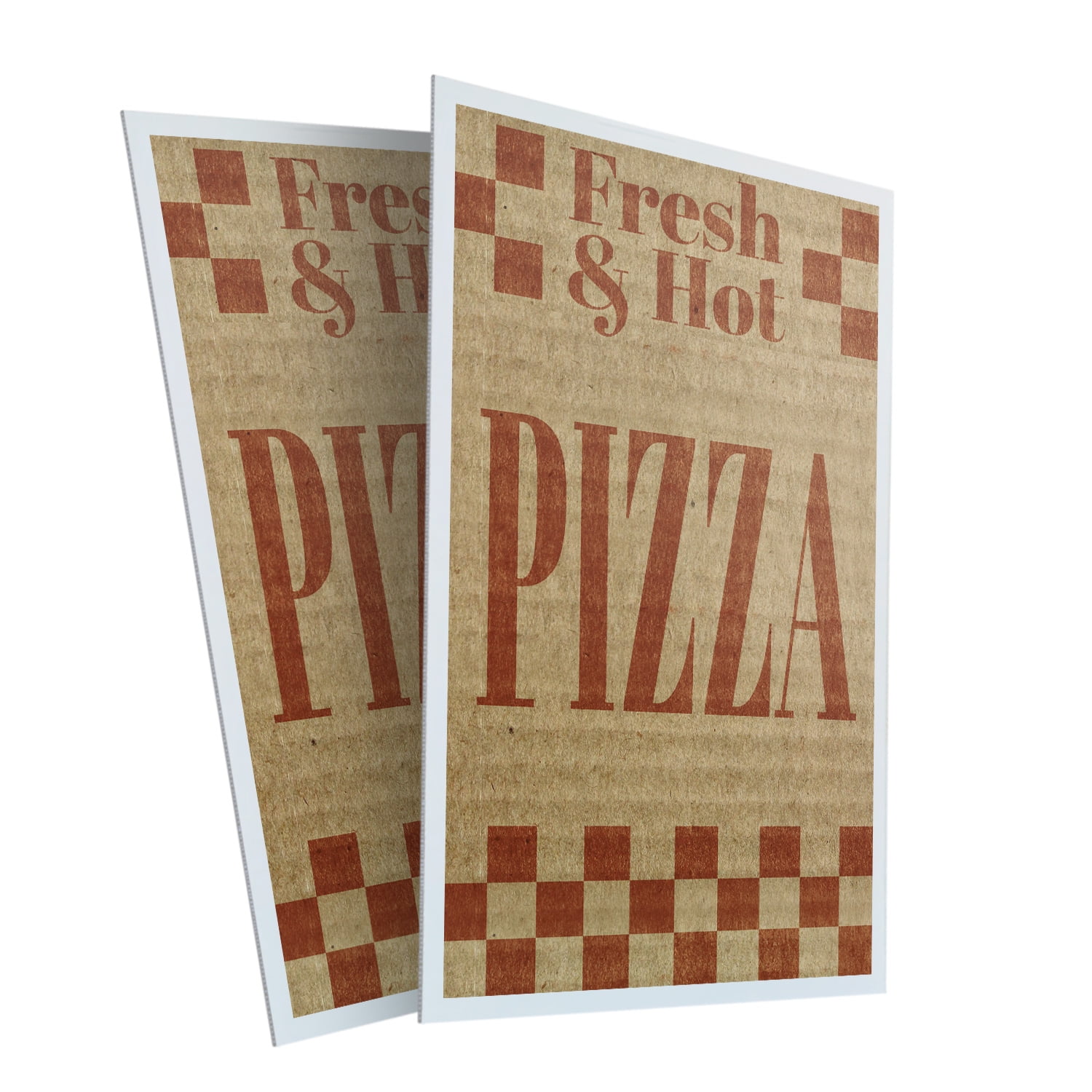 Fresh & Hot Pizza (2-Pack) 24 Inch x 36 Inch Plastic Signs | Sign ...