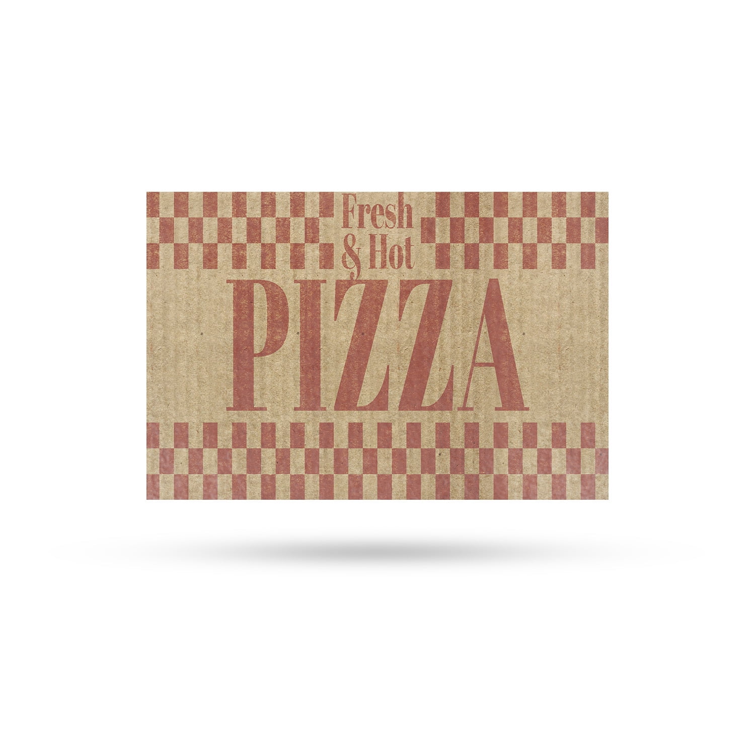 Fresh & Hot Pizza Vinyl Decal 24 Inch x 36 Inch Weatherproof Heavy-Duty ...