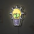 Fresh Idea Bulb 3D Novelty Light Box, Innovation and Creativity Lamp ...