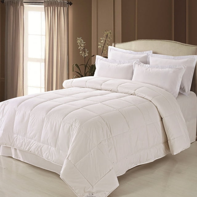 Fresh Ideas Washable Australian Wool & Cotton Comforter, King - Walmart ...