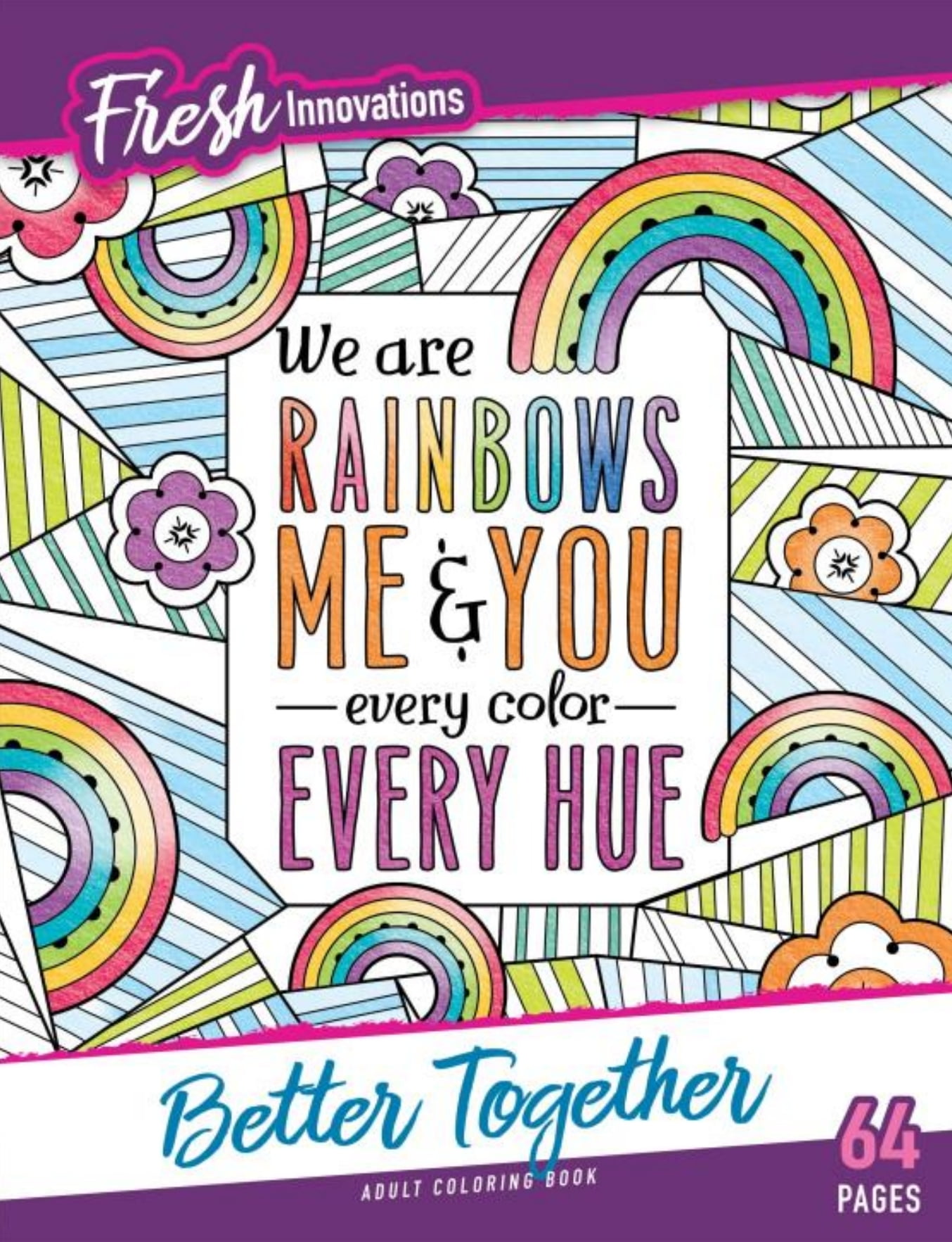 Fresh Inspirations Better Together Coloring Book, 64 Pages - Walmart.com