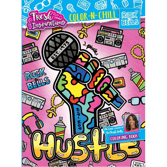 Fresh Inspirations Rock the Bells Color N' Chill Coloring Book, 64 ...