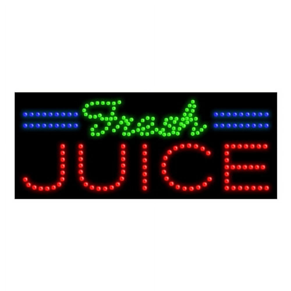 Fresh Juice-LED Dots Sign Made in USA - Walmart.com
