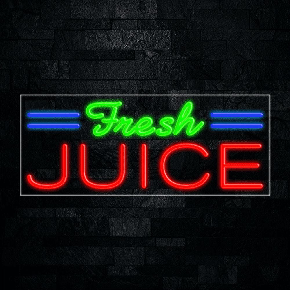 Fresh Juice LED Neon Sign 30"L x 12"H #31410 - Walmart.com