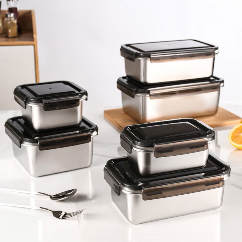 Fresh Keeping Box 316 Stainless Steel Crisper Super Large Capacity ...