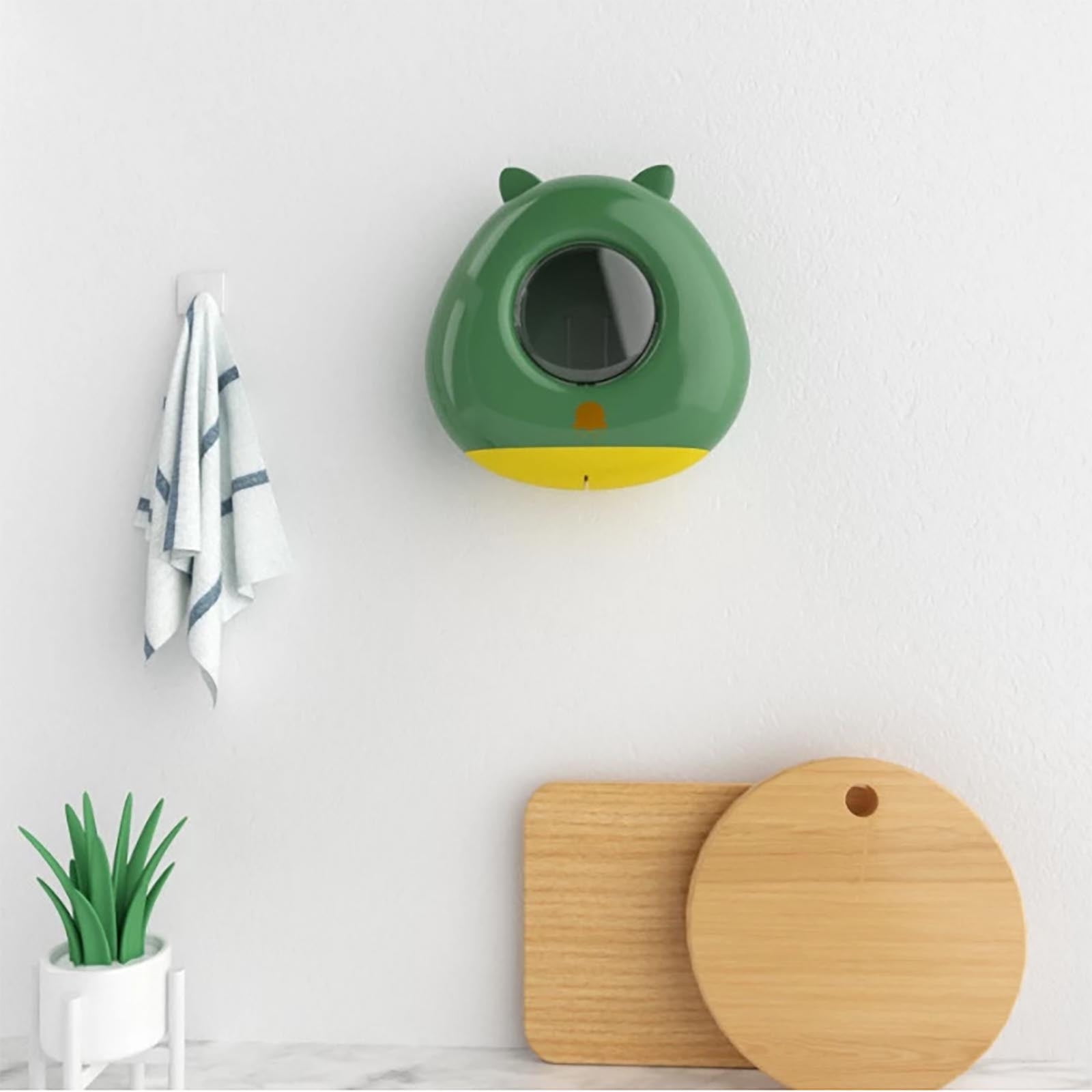 Fresh-Keeping Film Storage Container | No-Punch Wall Mount Organizer ...