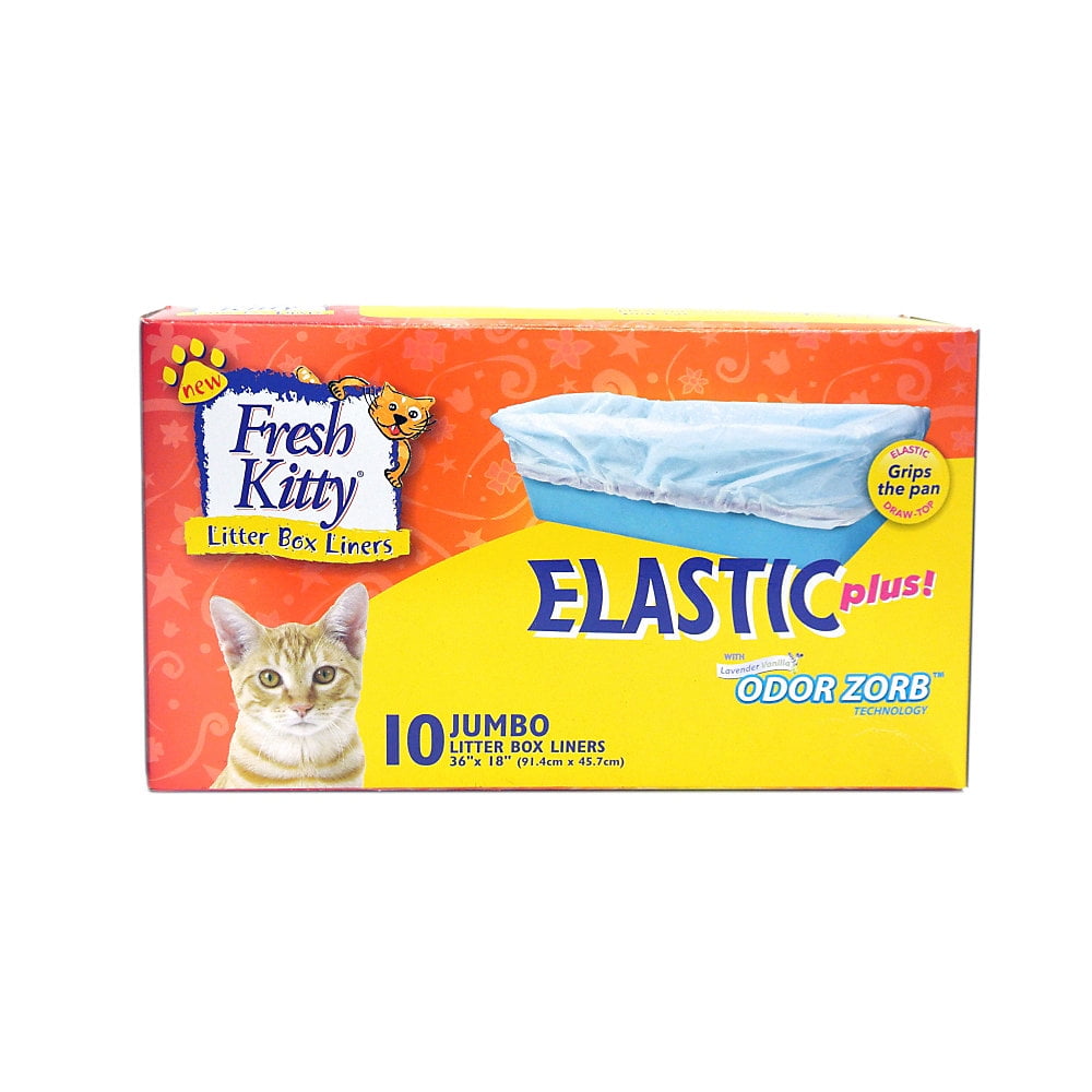 Fresh Kitty 10ct Elastic Draw Top Litter Liners - Walmart.com