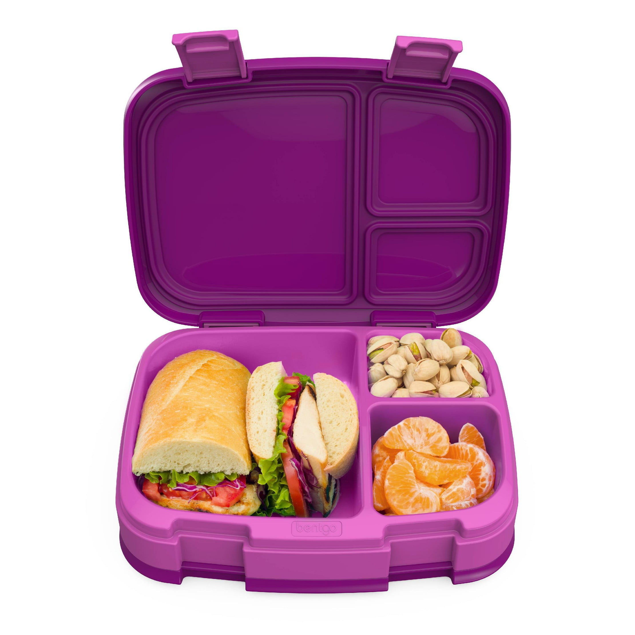 Fresh Leakproof Versatile 4 Compartment Bento-Style Lunch Box with ...