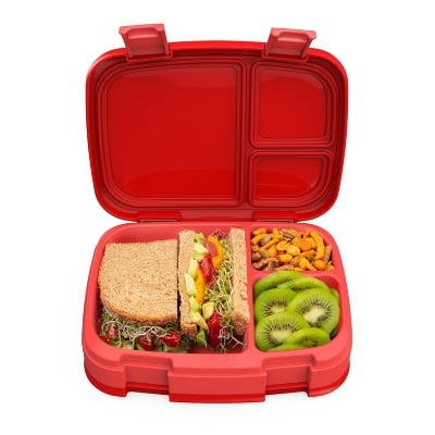 Fresh Leakproof Versatile 4 Compartment Bento-Style Lunch Box with ...
