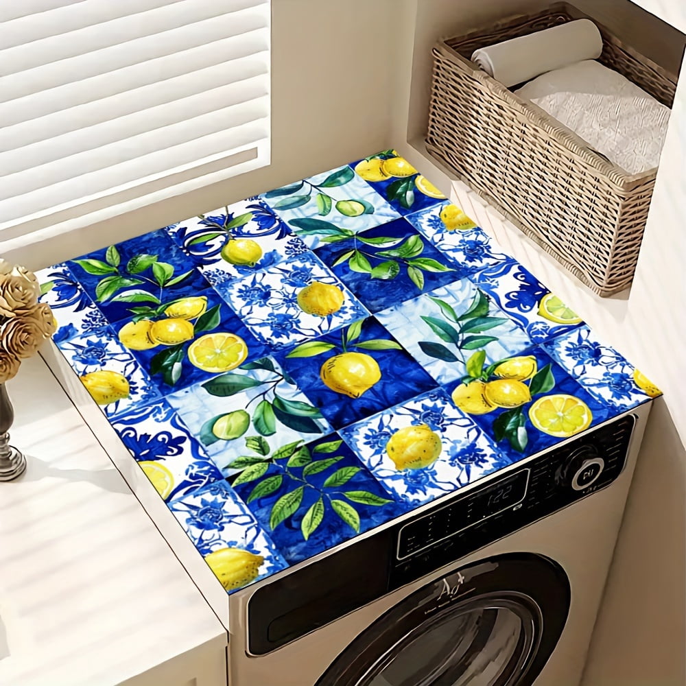Fresh Lemon Dish Drying Pad - Super Absorbent Countertop Mat, Stylish ...