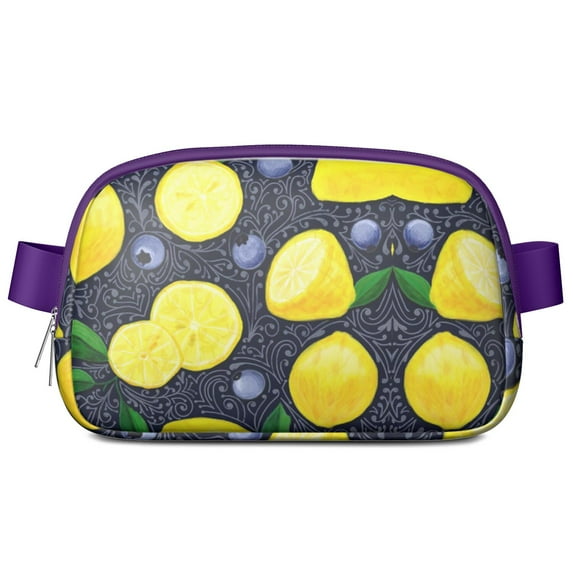 Fresh Lemon Fanny Pack – Vintage-Inspired Yellow Fruit Belt Bag for ...