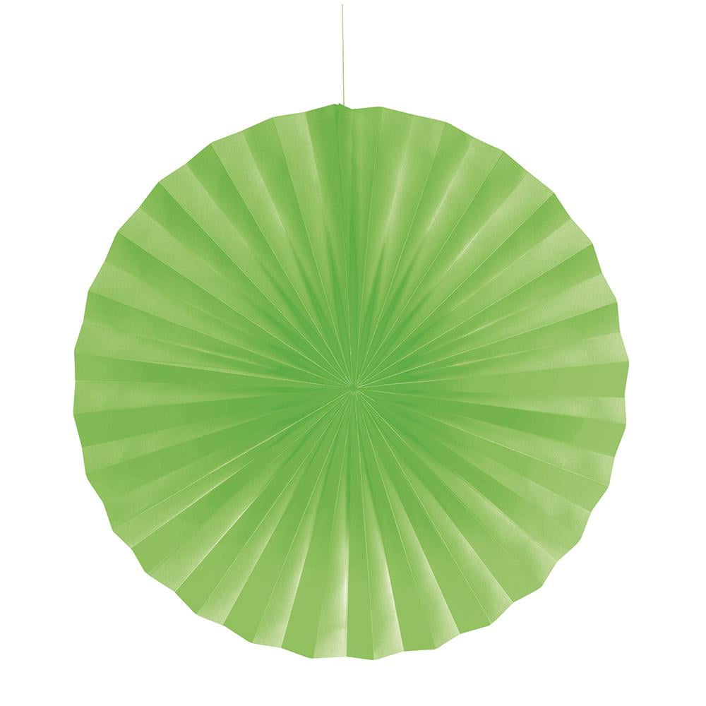 Fresh Lime Paper Fan 16" - Walmart.com