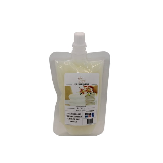 Fresh Linen Squeezable Wax Melt Clean Laundry Scent Wax Melts (4Ounces ...
