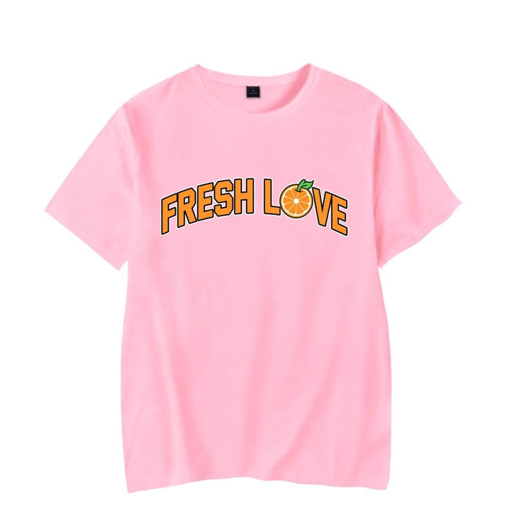 Fresh Love Merch New Logo T-Shirt Summer Streetwear Harajuku Tshirt ...