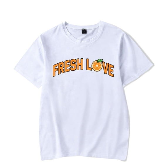 Fresh Love Merch New Logo T-Shirt Summer Streetwear Harajuku Tshirt ...