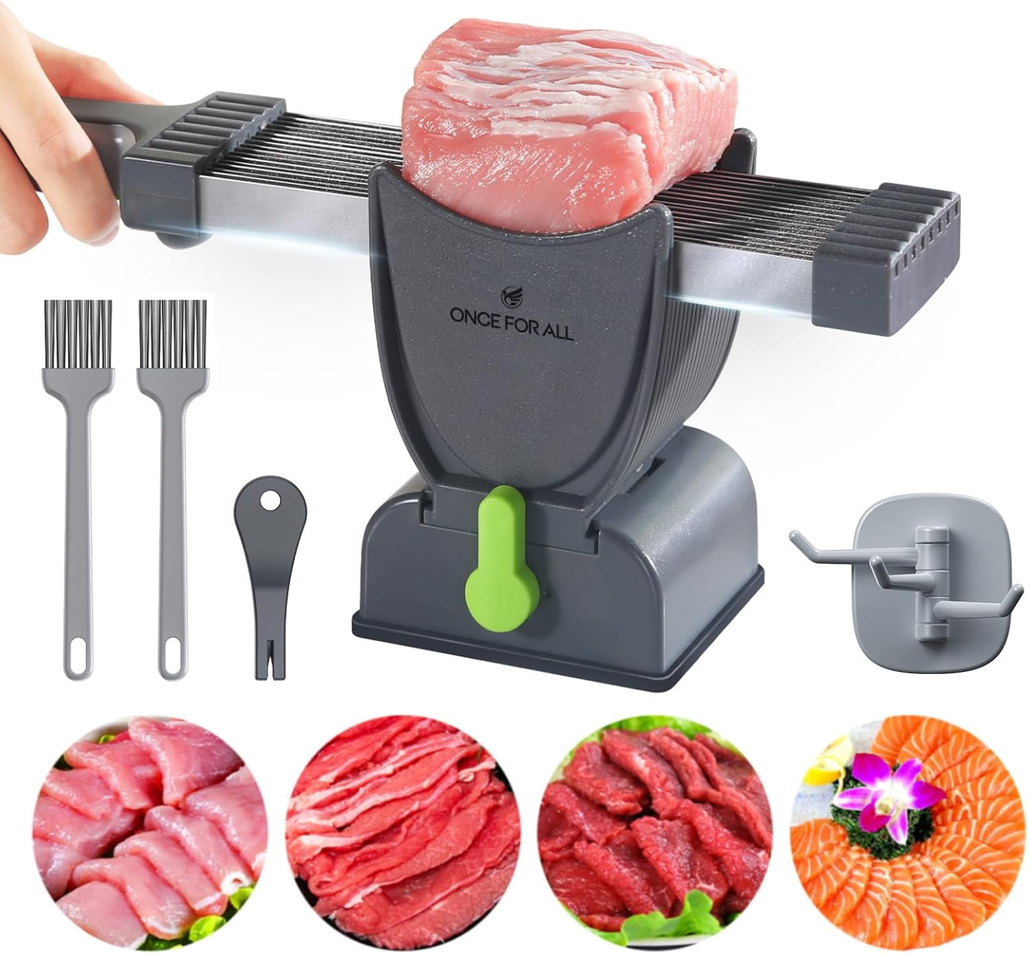 Fresh Meat Slicer Cleaver Kitchen Knife Set For Meat Slicing Shredding ...