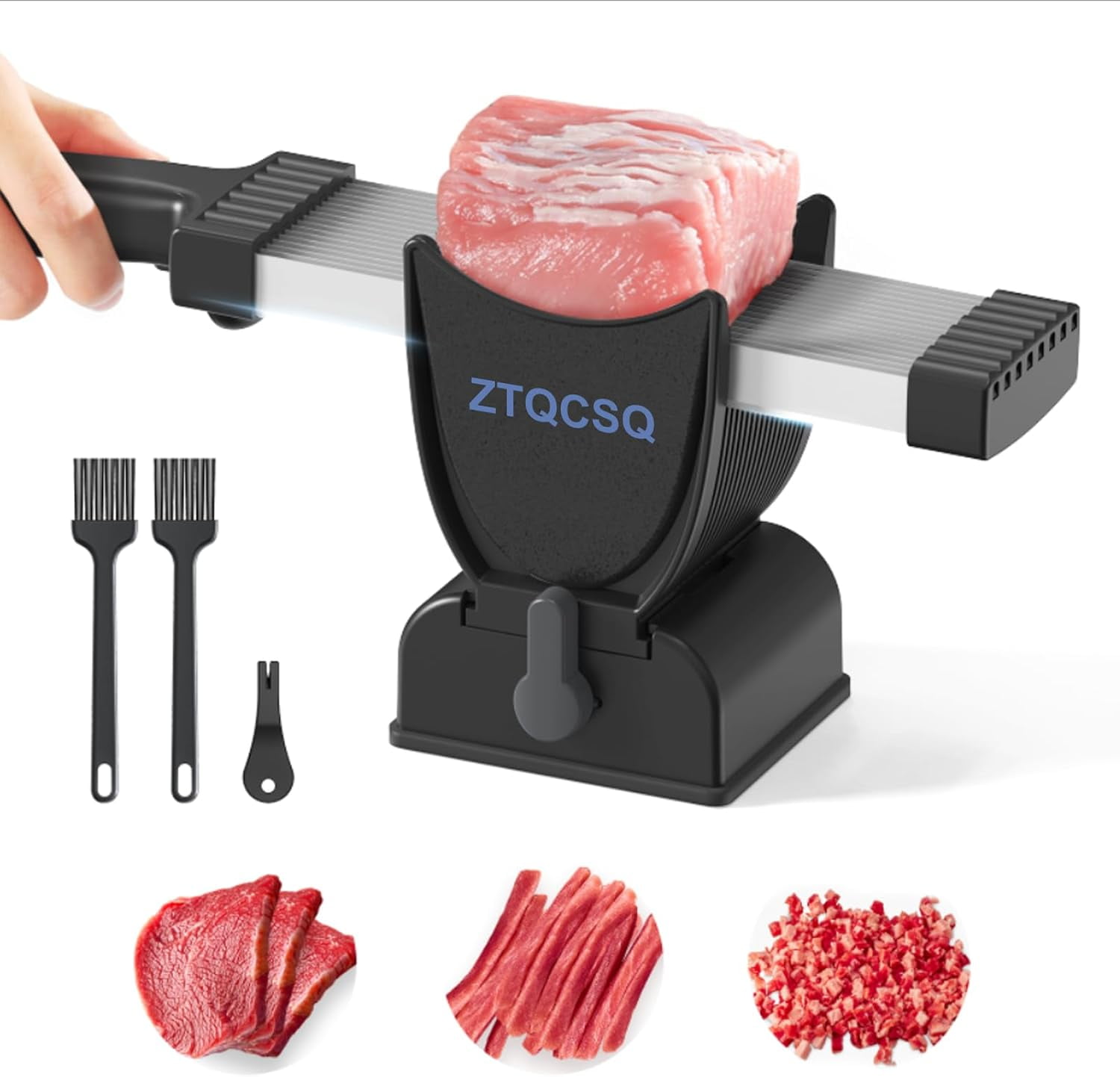 Fresh Meat Slicer Machine for Home, Meat Slicer for Fresh Raw Meat ...