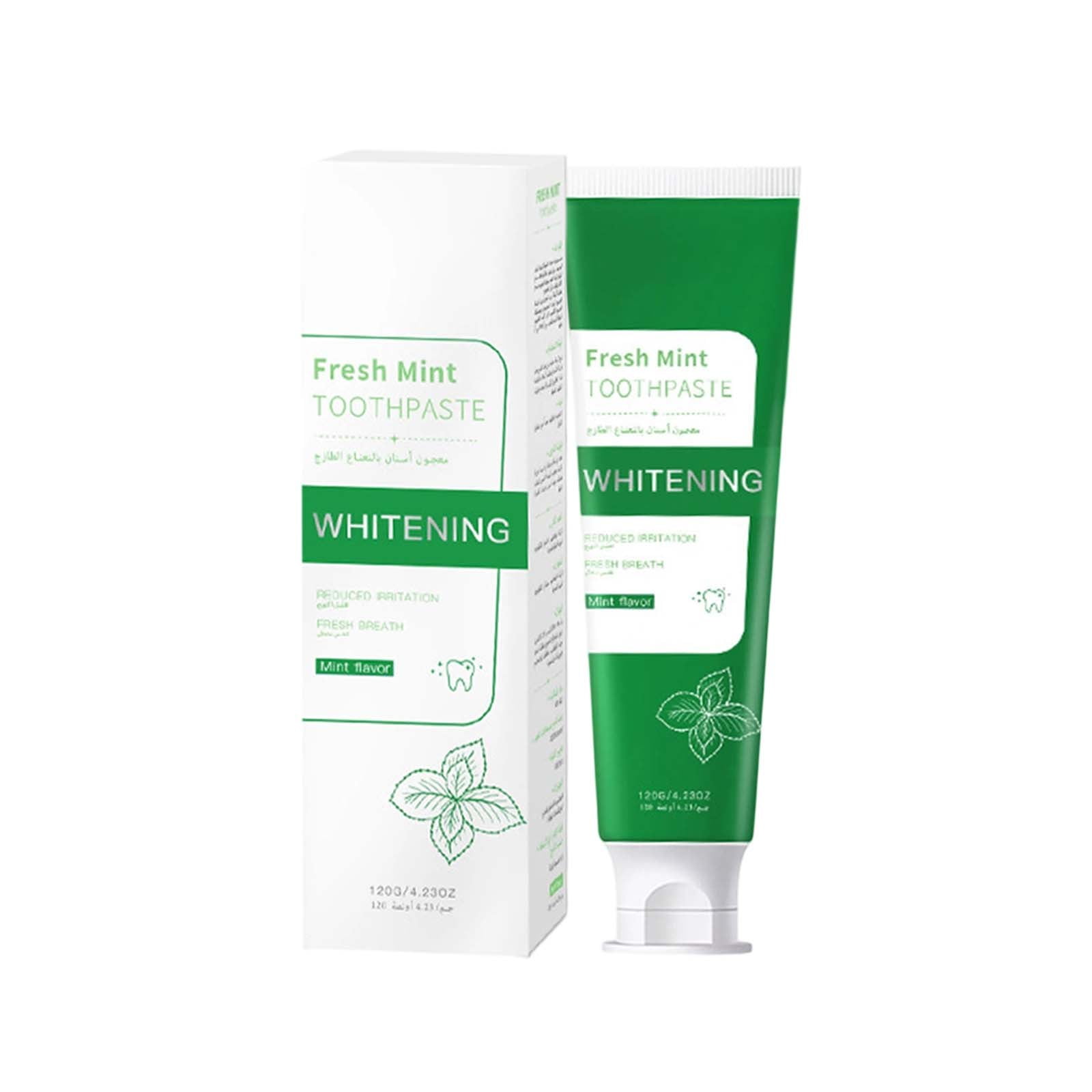 Fresh Mint Toothpaste, 120g Whitening and Brightening Toothpaste for ...