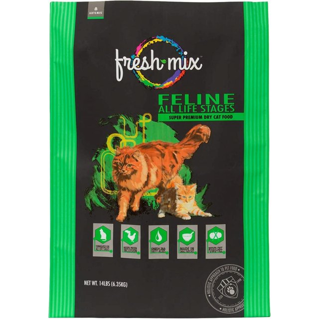 Fresh Mix Dry Cat Food – Premium Meat Fruit Veggie Recipe Health ...