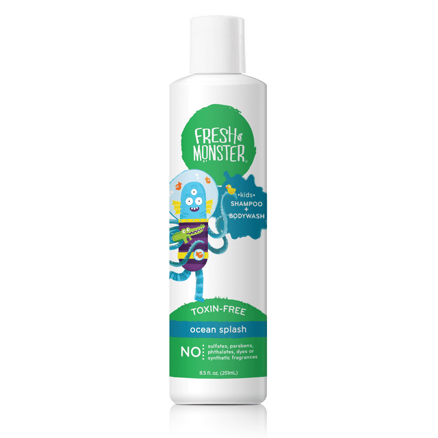 Fresh Monster 2-in-1 Kids Shampoo & Body Wash, Toxin-Free ...