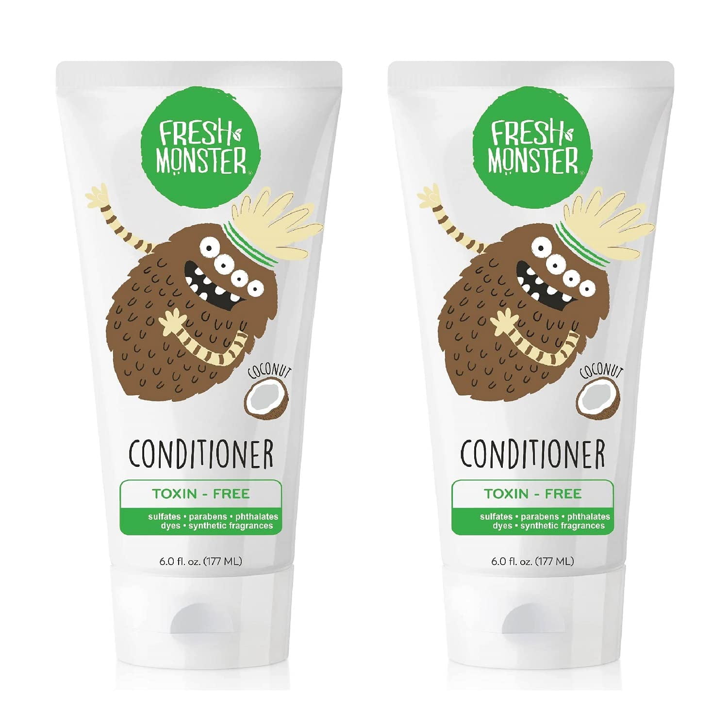 Fresh Monster Kids Hair Conditioner, Toxin-Free, Hypoallergenic ...