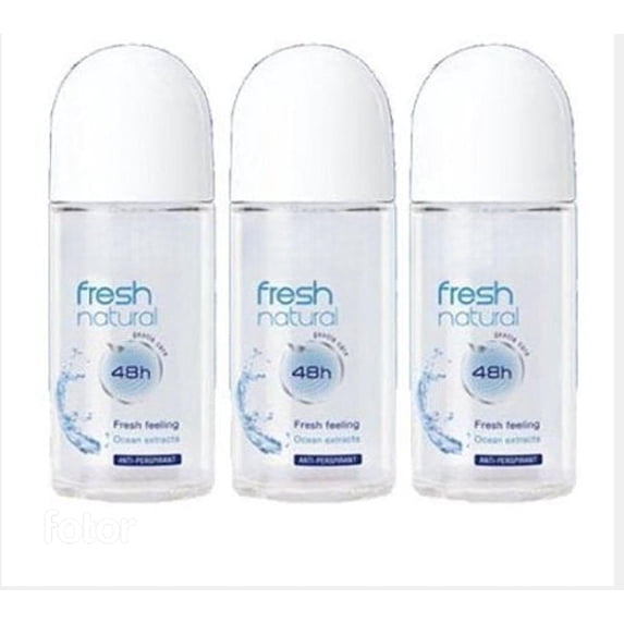 Fresh Natural 48 Hours Deodorant Roll On 50 Ml | (3 Pack) - Pack Of 2 ...
