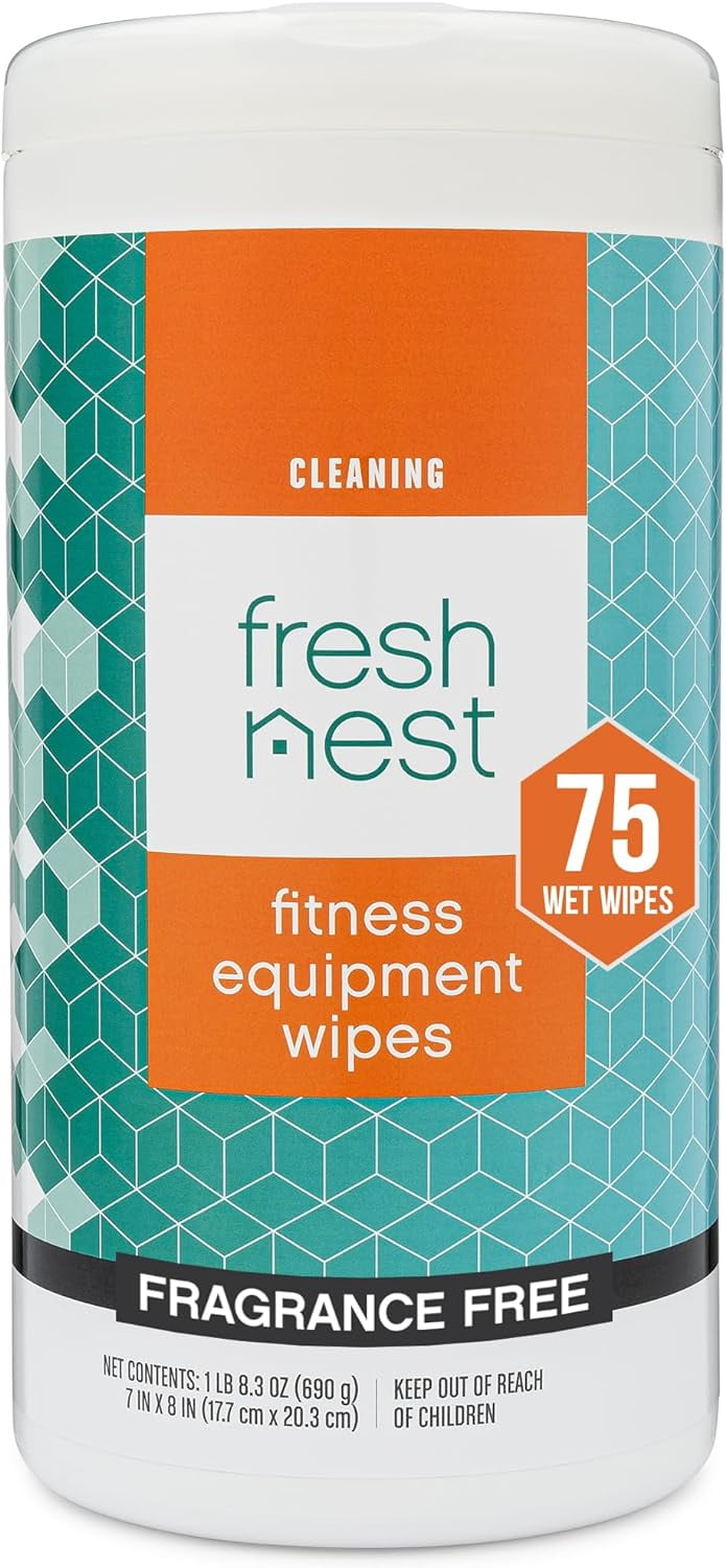 Fresh Nest Fitness Equipment Wipes - Cleaning Wipes for Yoga Mats ...