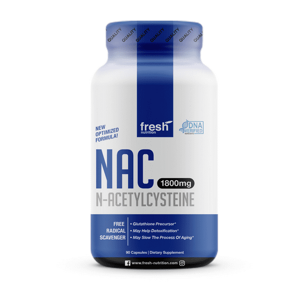 Fresh Nutrition NAC Supplement N Acetyl Cysteine - Strongest DNA ...