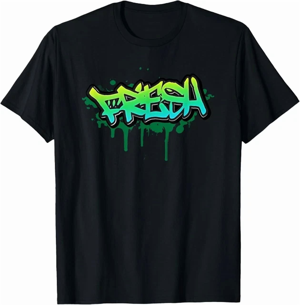 Fresh Old School Graffiti Style Graffiti Graphic Gift Unisex T-Shirt ...