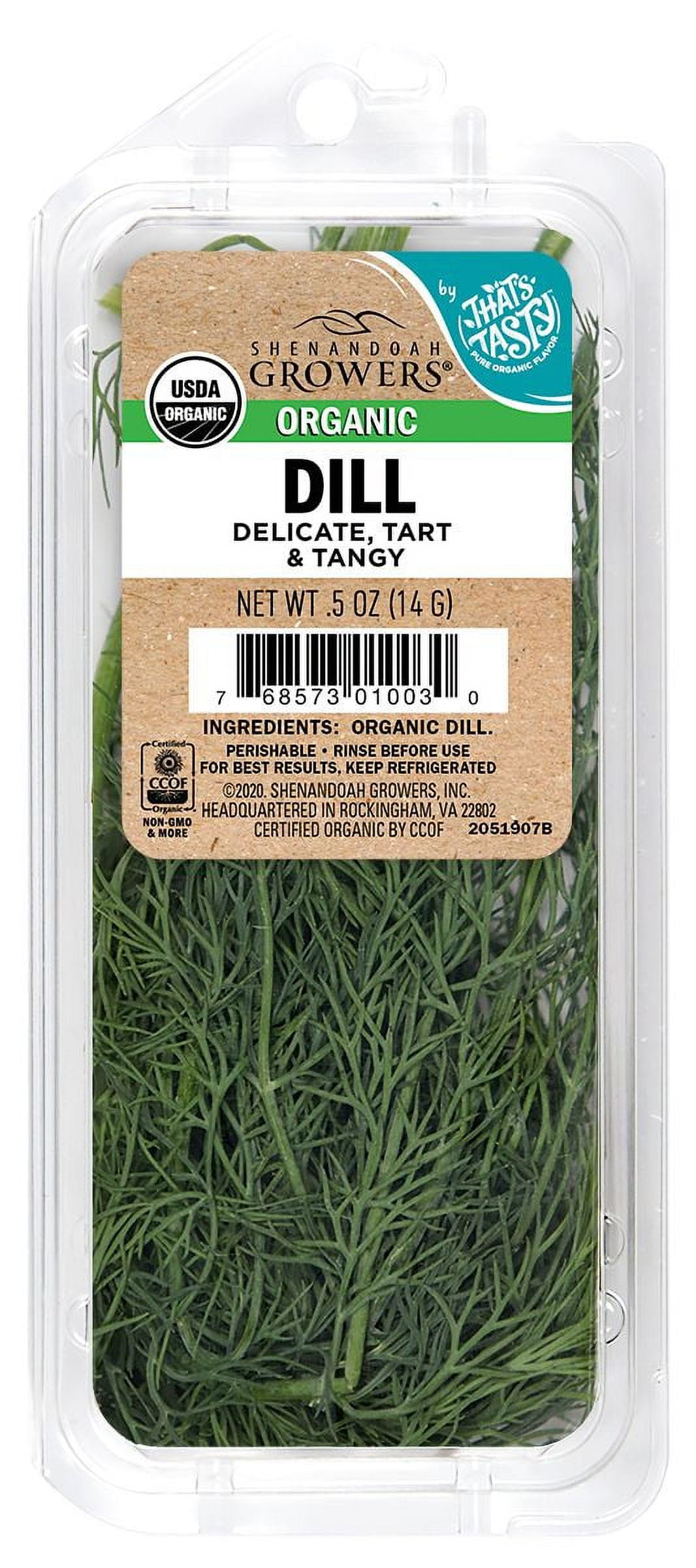 Fresh Organic Dill, 0.5 oz - Walmart.com