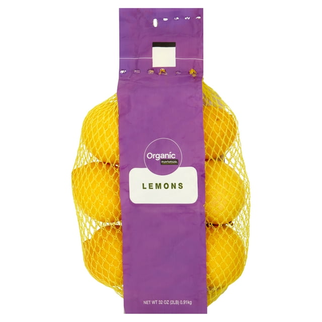 Fresh Organic Lemons, 2 lb Bag - Walmart.com