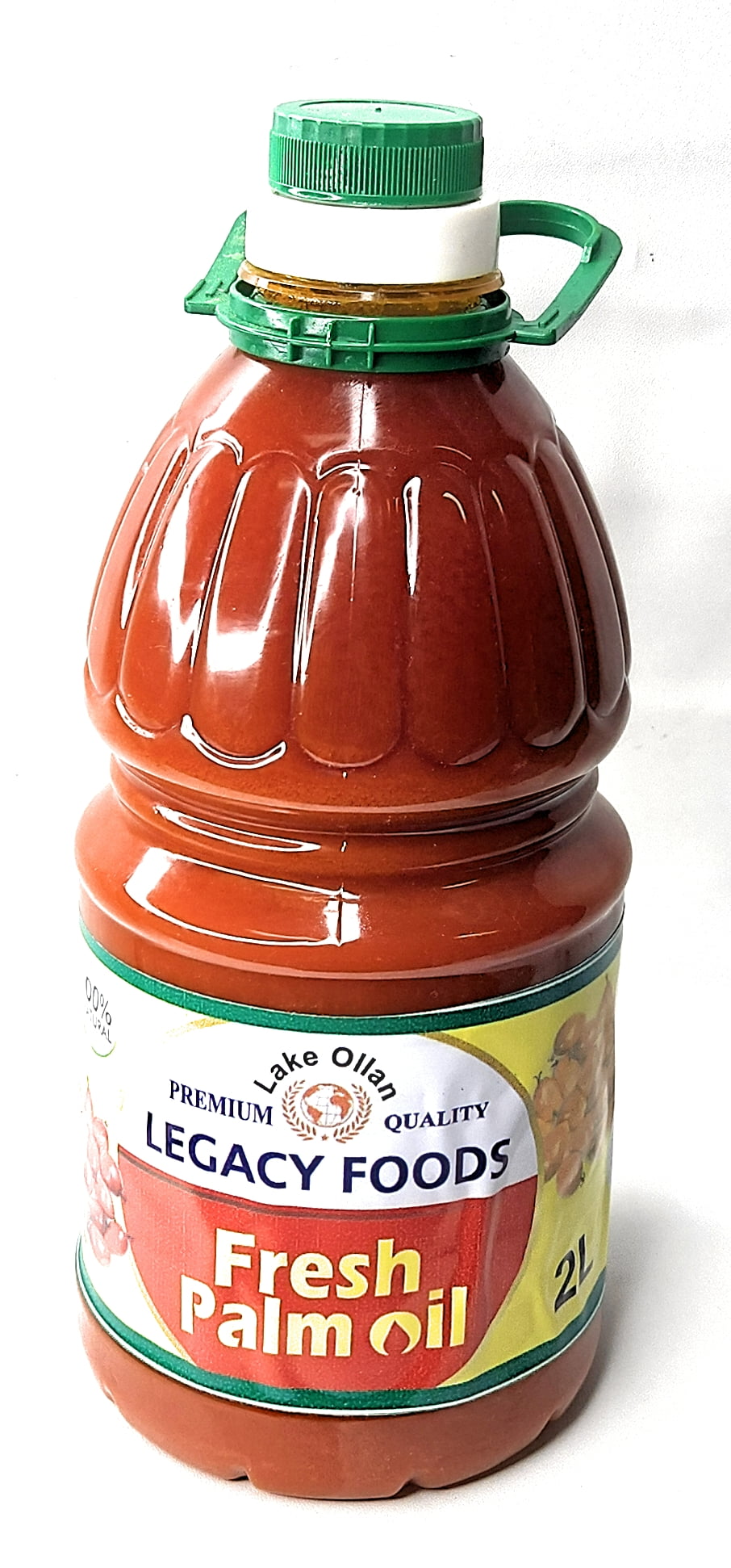 Legacy Foods Fresh Palm Oil, 2L, Made from Ripe Palm Kernel Seeds ...