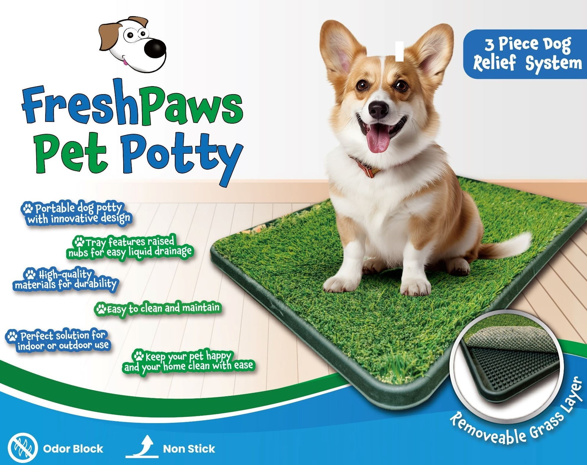 Fresh Paws Pet Potty - Walmart.com