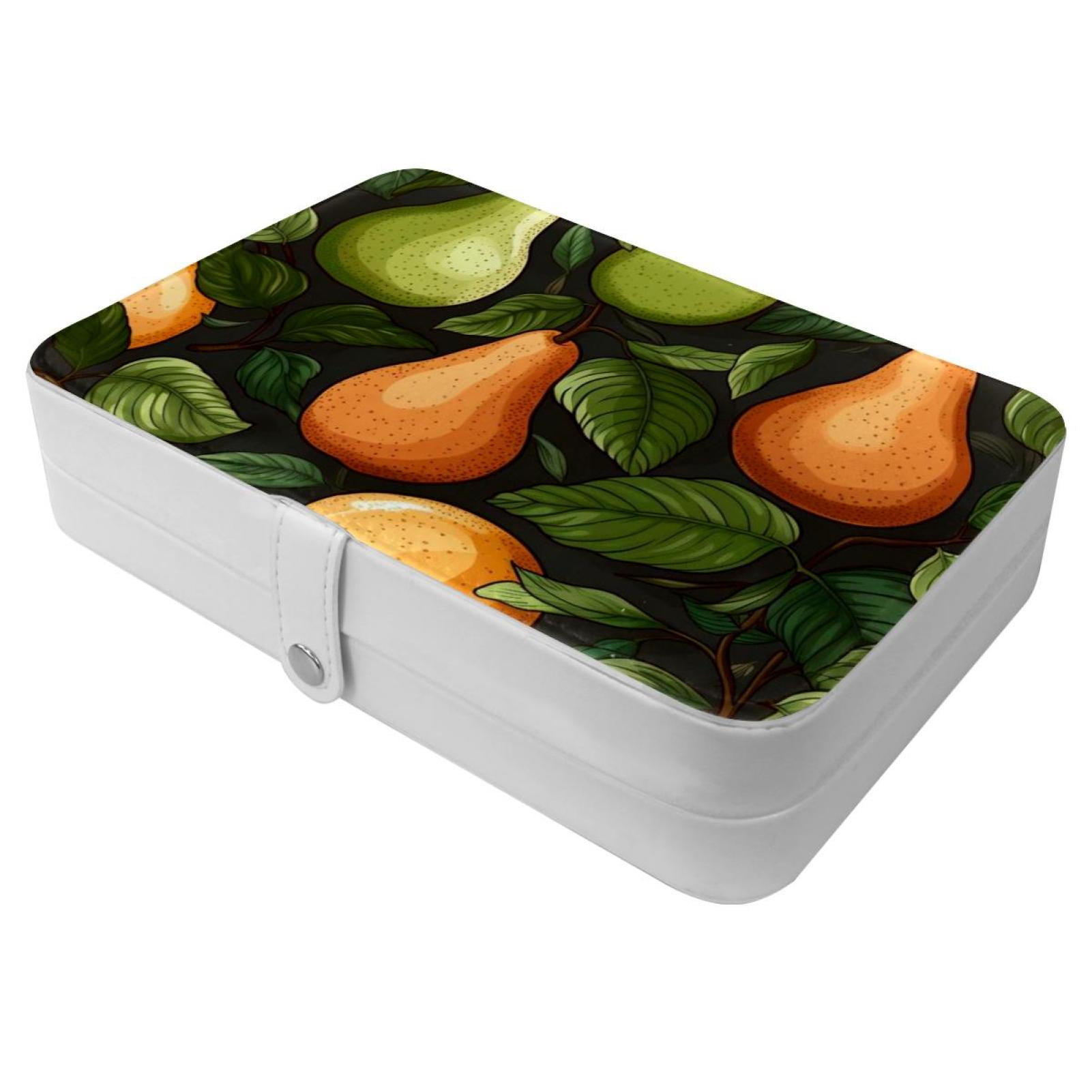 Fresh Pear Travel Jewelry Box - Your Portable Treasure Chest for Rings ...