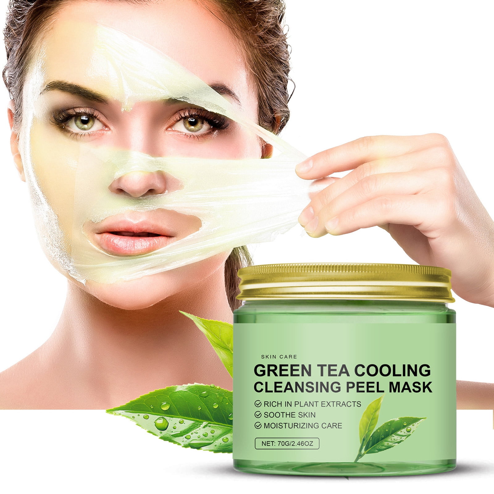 Fresh Picks, Green Tea Peel Mask, Hydrating Soothing Care Solution ...