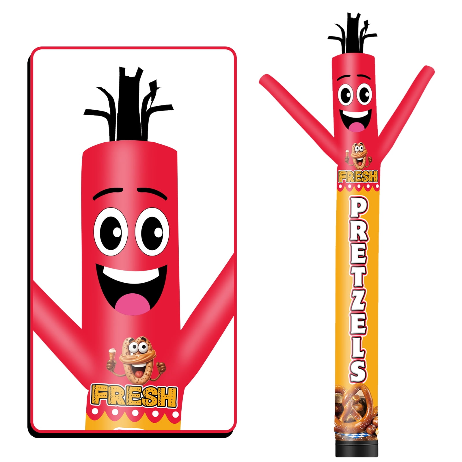 Fresh Pretzels Inflatable Tube Man Wacky Wavy Dancing Guy for Outdoor ...