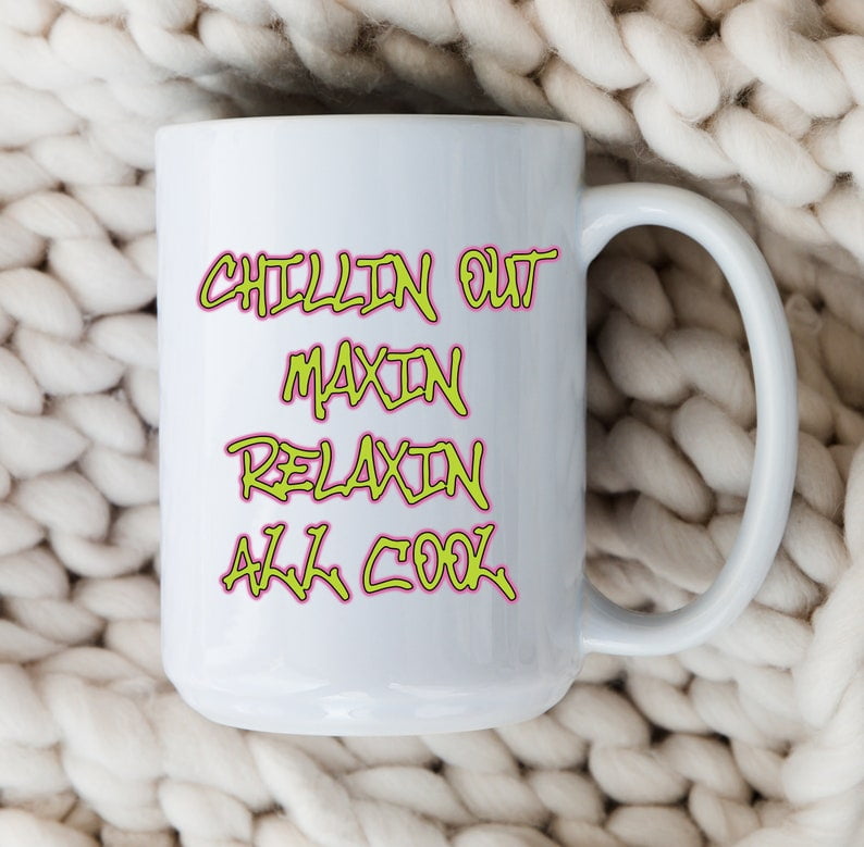 Fresh Prince: Chillin’ Out Maxin’ Relaxin’ Graffiti, 90s TV Show Mug - Walmart.com