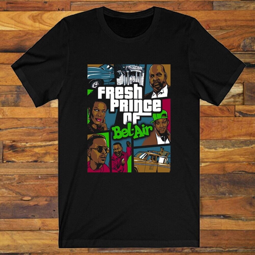 Fresh Prince of Bel Air Graphic Shirt Sitcom Retro Fan Tee - Walmart.com