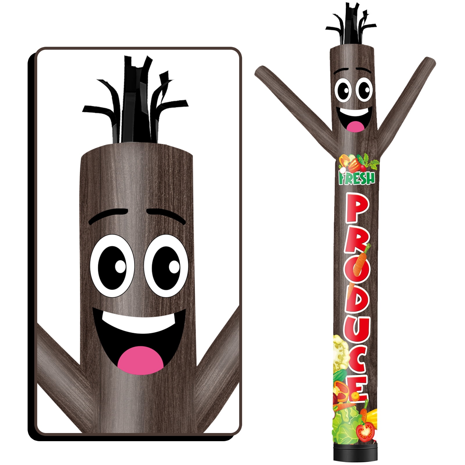 Fresh Produce Inflatable Tube Man Wacky Wavy Dancing Guy for Outdoor ...