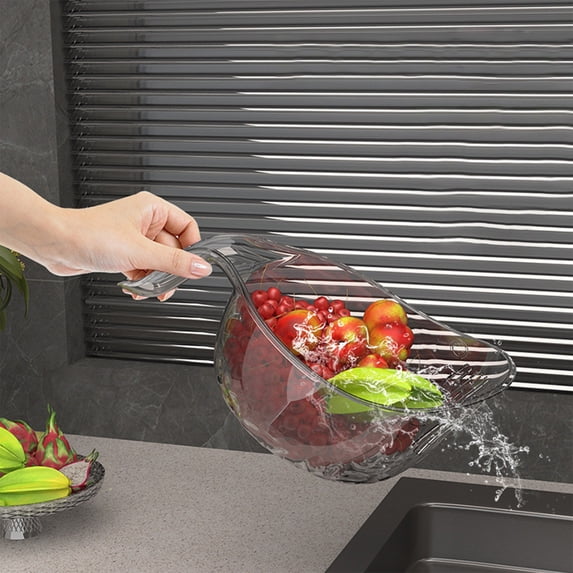 Fresh Produce Washer Basket, Strainer Food Catcher, Draining Container ...